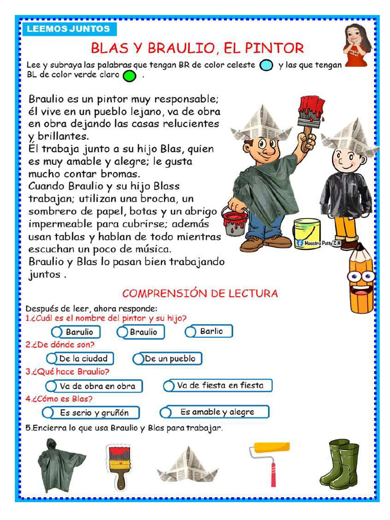 Ficha Cuento BR - BL | PDF