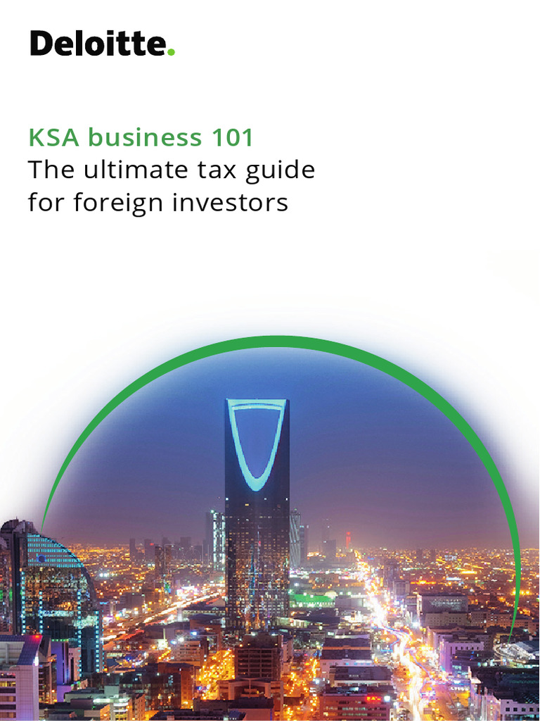 Doing Business Guide - KSA 2024.indd | PDF | Saudi Arabia | Taxes