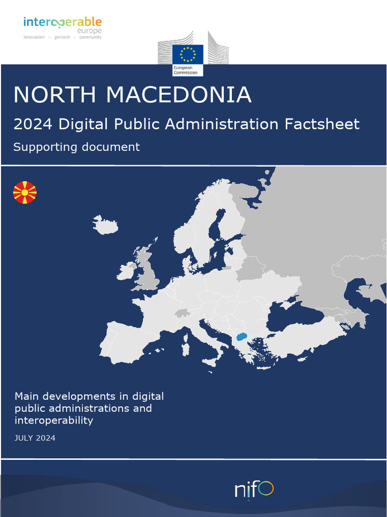 NIFO - 2024 Supporting Document - North Macedonia - vFINAL - Cleaned | PDF | Interoperability ...