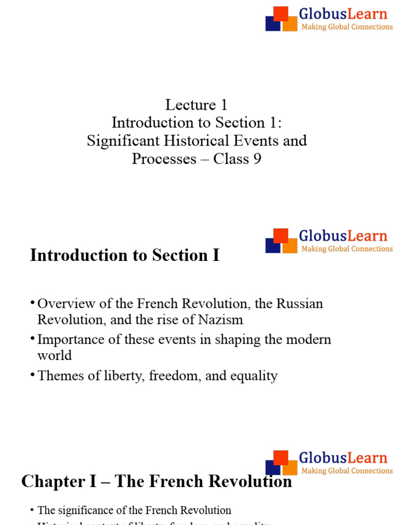 Lecture 1 Class 9 History NCERT | PDF | Nazi Germany | French Revolution