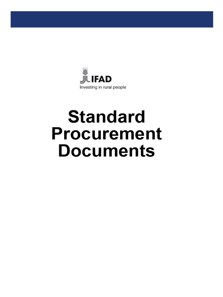 IFAD SPD Template - Self-Certification Form at Bidding Stage - 1st ...