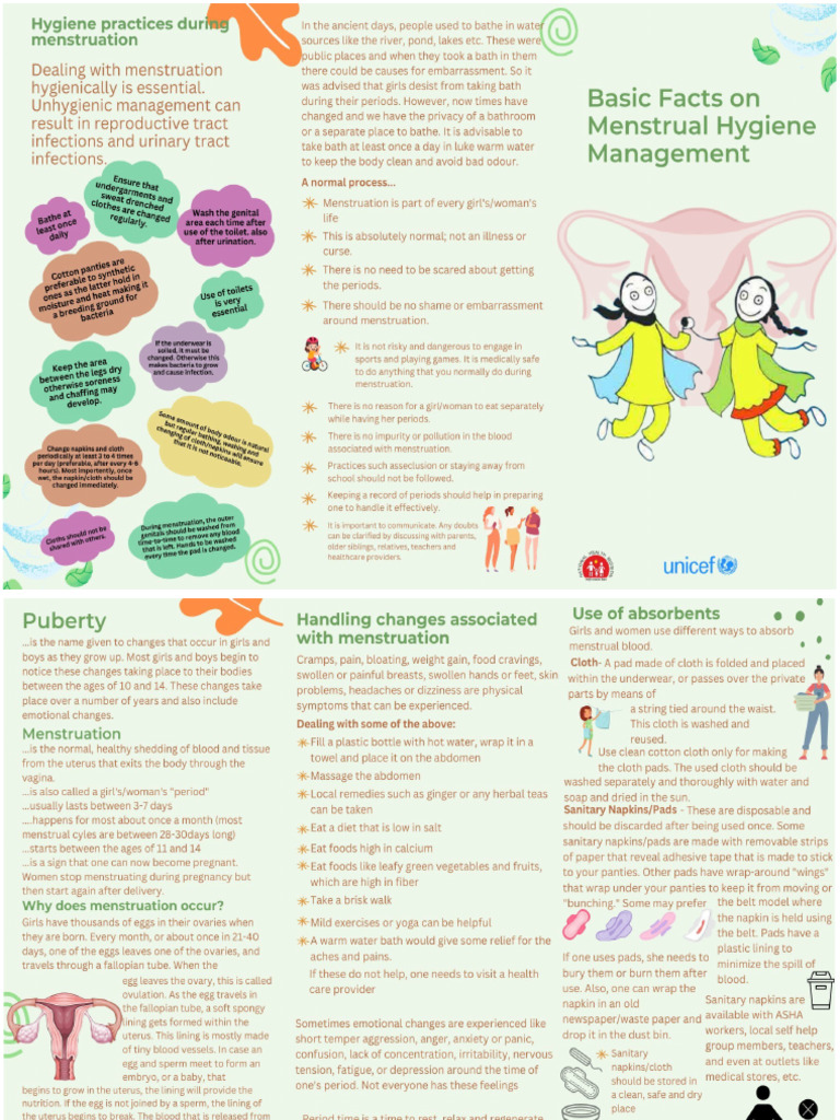 Menstrual Hygiene Brochure Pdf