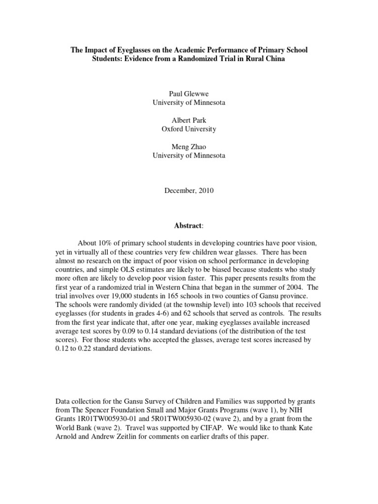 Document | PDF | Ordinary Least Squares | Visual Acuity