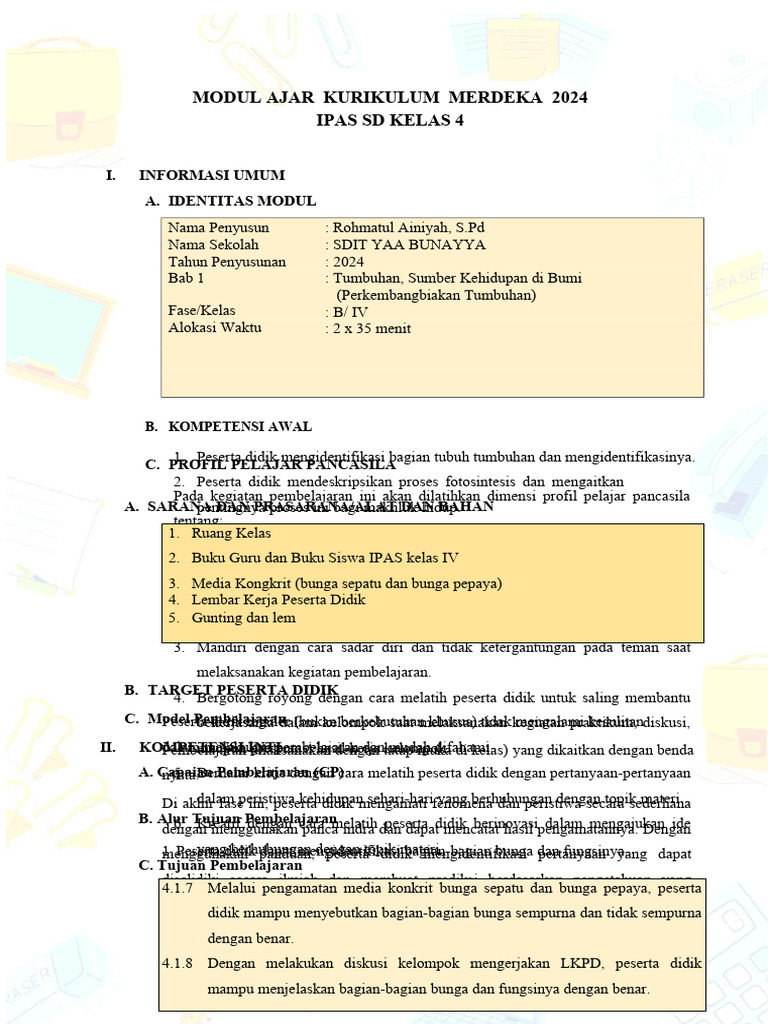 Perkembang Biakan Tumbuhan | PDF | Karier & Perkembangan