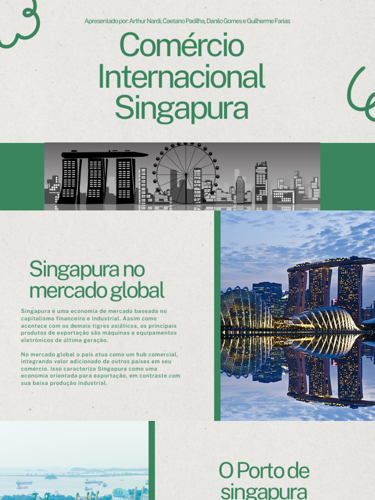 Trabalho Singapura | PDF | Cingapura | Política mundial