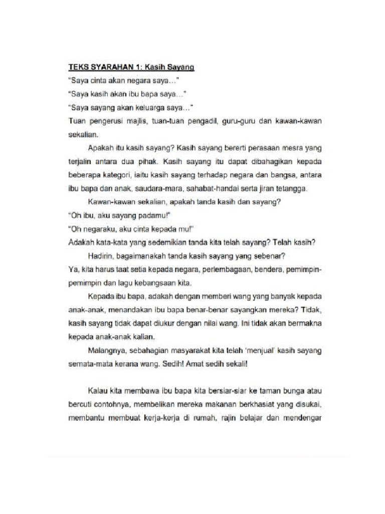 Teks Syarahan | PDF