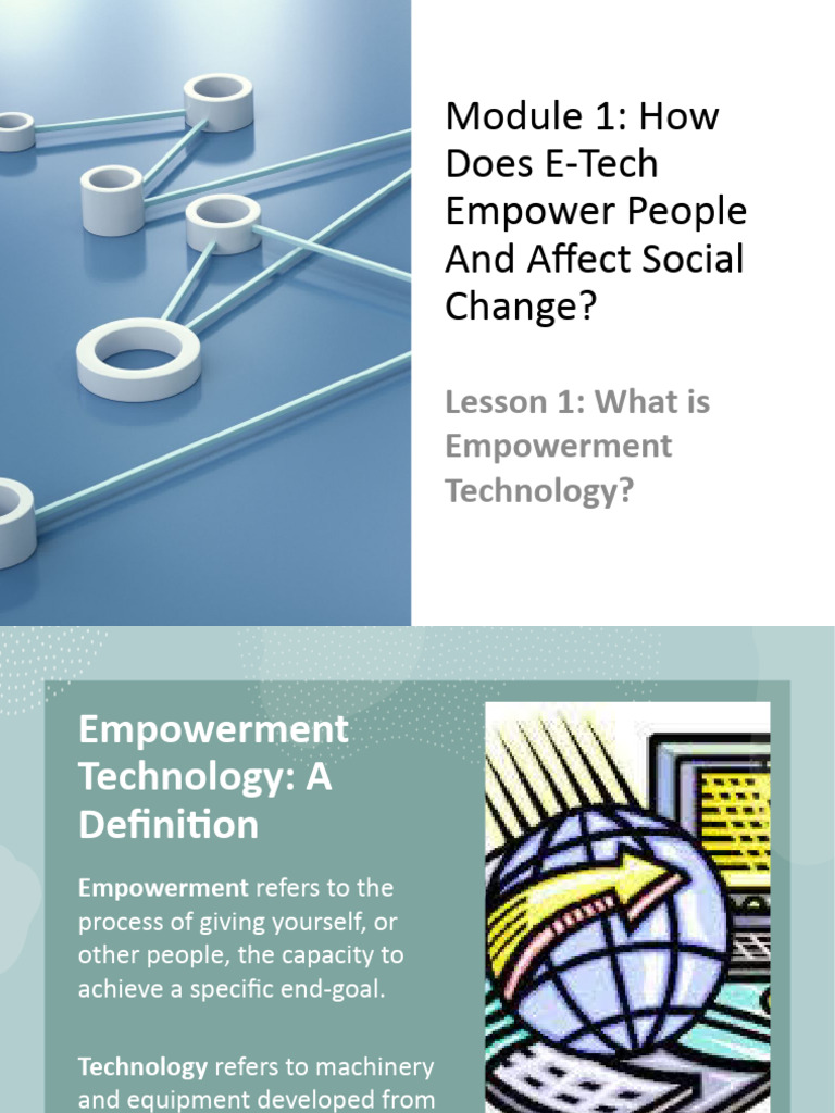 Empowerment Technology and Social Change | PDF | World Wide Web ...