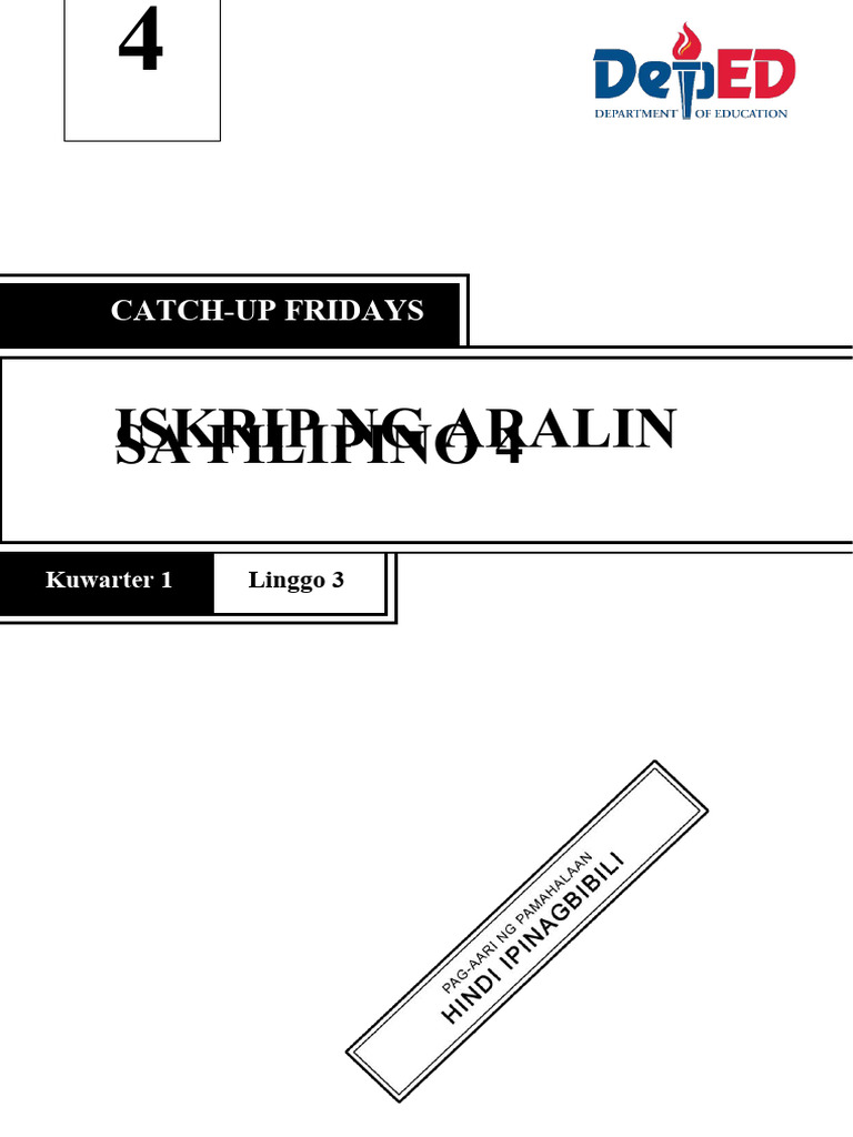 CO-2024-LS-Q1_Week 3-Grade 4-CUF-Filipino-RVHP | PDF