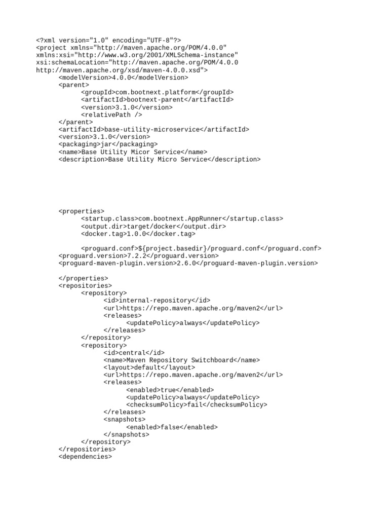 pom | PDF | Software Development | Computing Platforms