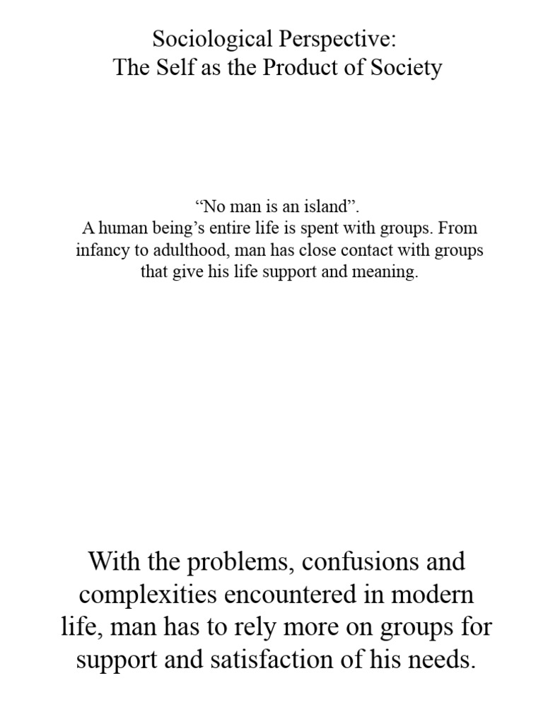 Sociological Anthrop-Perspective | PDF | Self Concept | Sociology