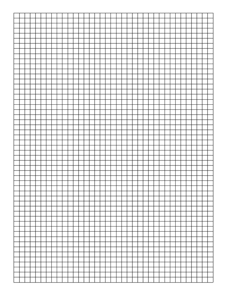 Graph 5mm Paper A4 Size | PDF