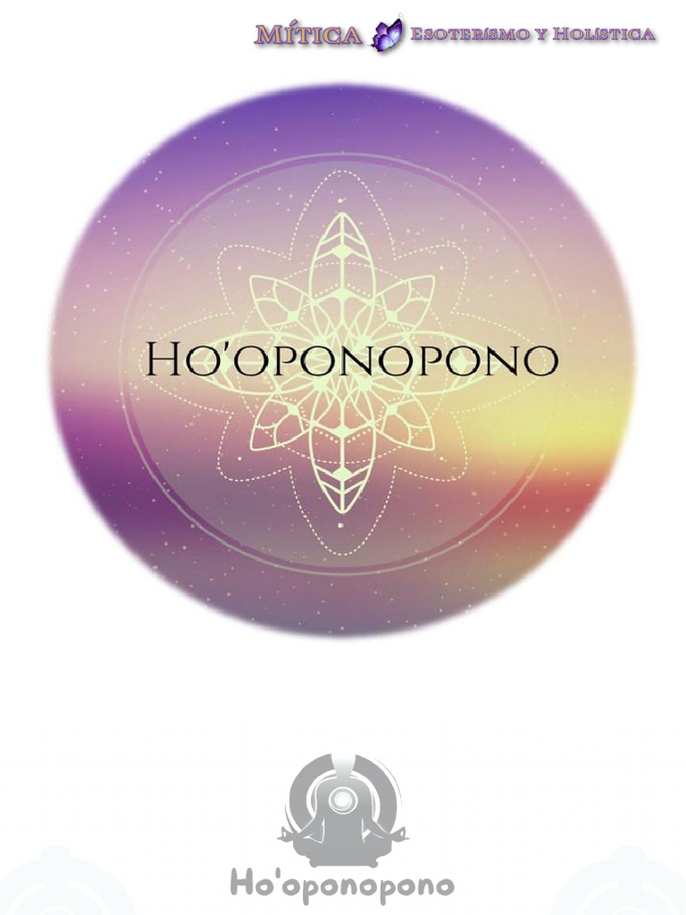 HO'OPONOPONO Mítica | PDF | Mente | Las emociones