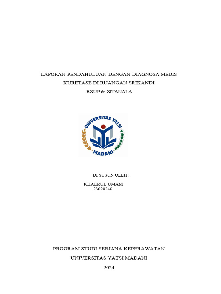 Kuretase: Prosedur dan Komplikasi Medis | PDF