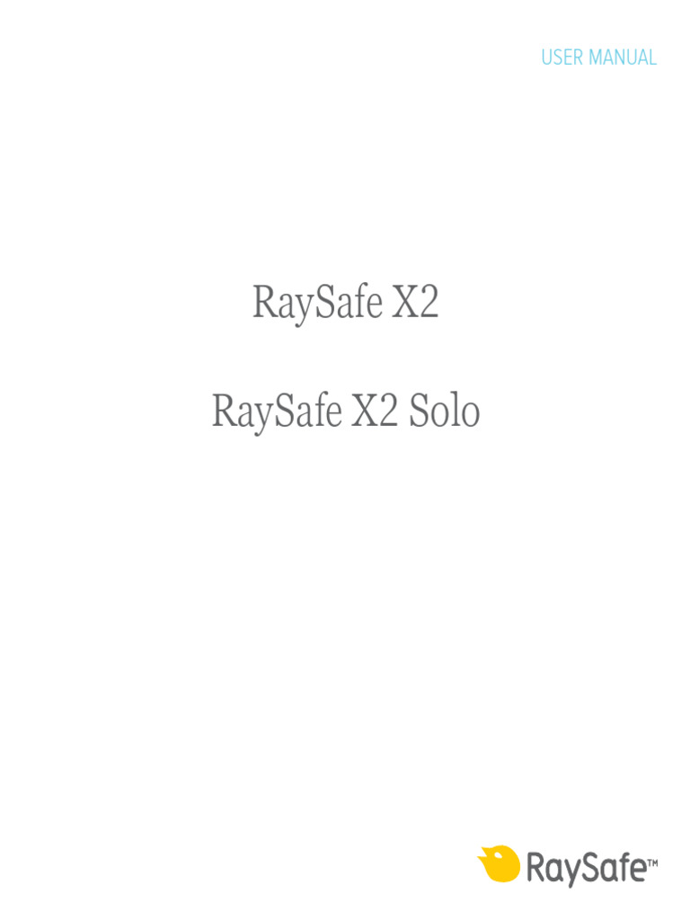 Raysafe x2 Manual en 7 | PDF | Waste Management | X Ray