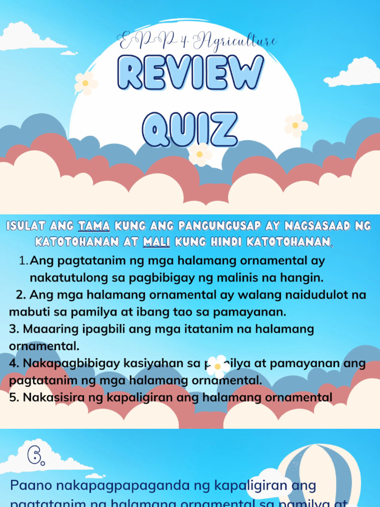 Epp Review Quiz | PDF