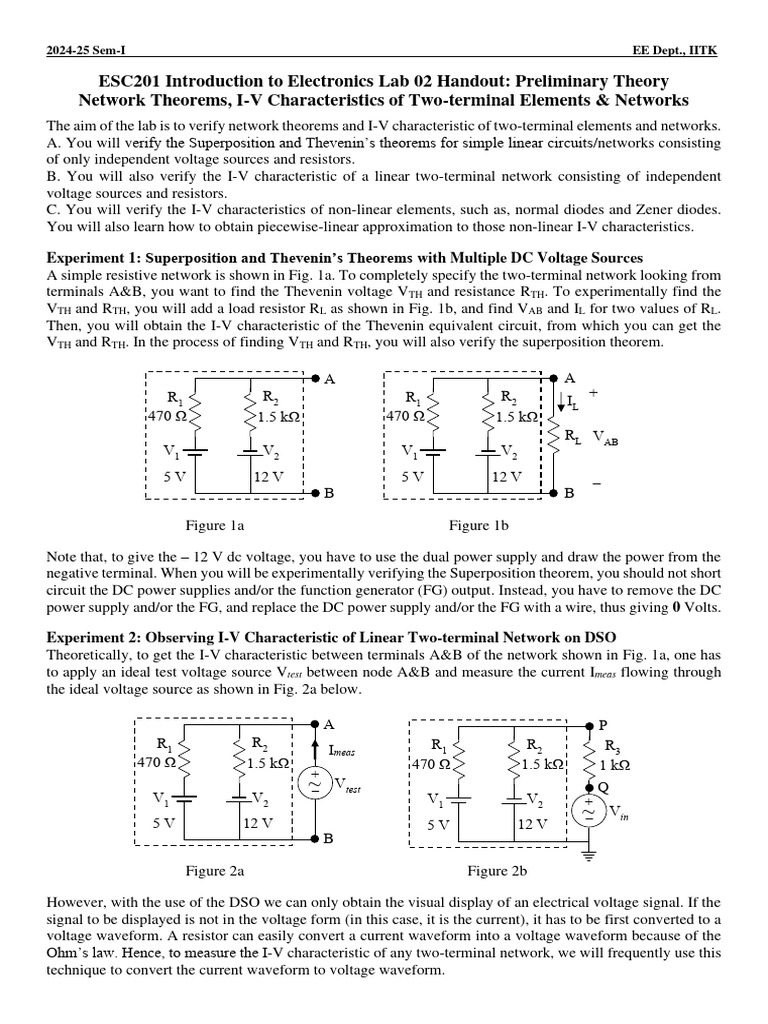 Lab 02 - Preliminary Theory | PDF | Diode | Electrical Network