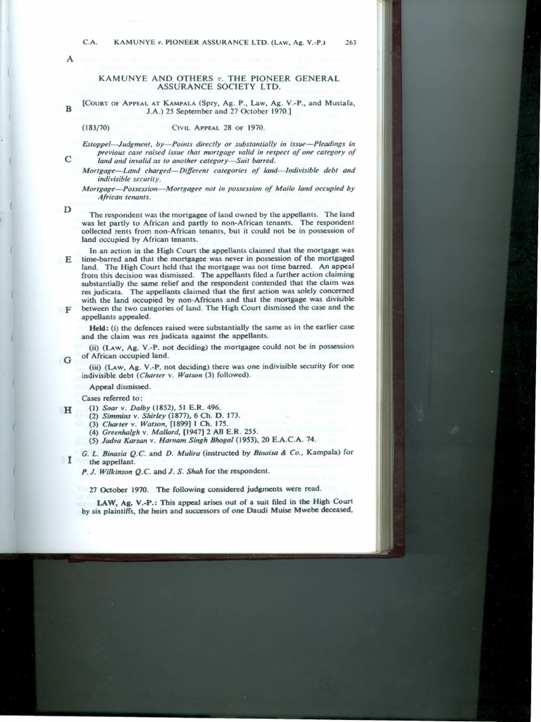 Kamunye V Pioneer | PDF