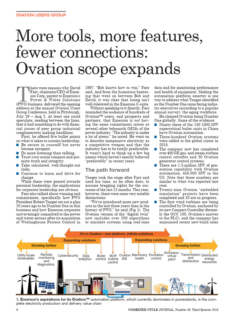 CCJ2018Q3-58 - Emerson's Ovation Automation Platform | PDF | Computer Network | Computer Security