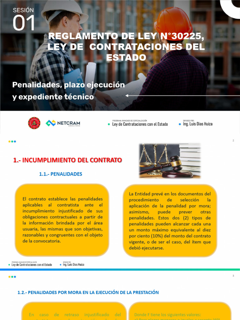 Ley de Contrataciones Con El Estado - Sesión 01 | PDF | Ley común ...