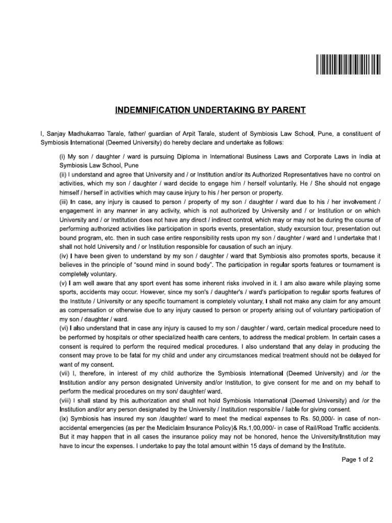 Symbi Ind by Parent | PDF