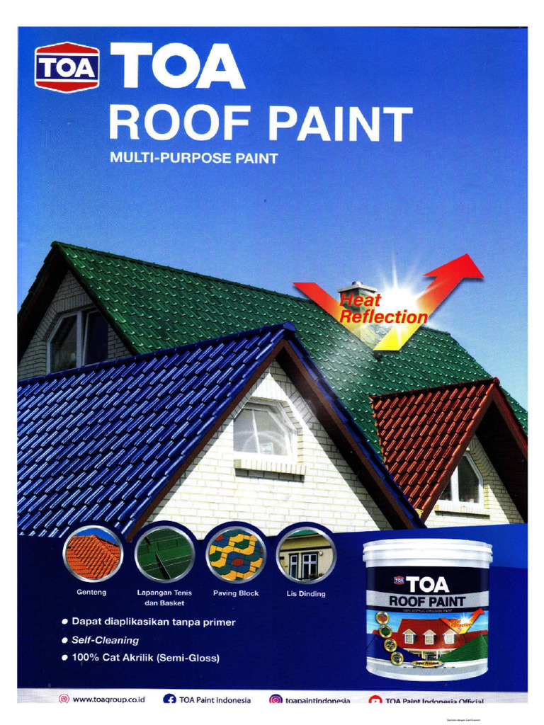 Toa Roof Paint PT Dimas Jaya | PDF