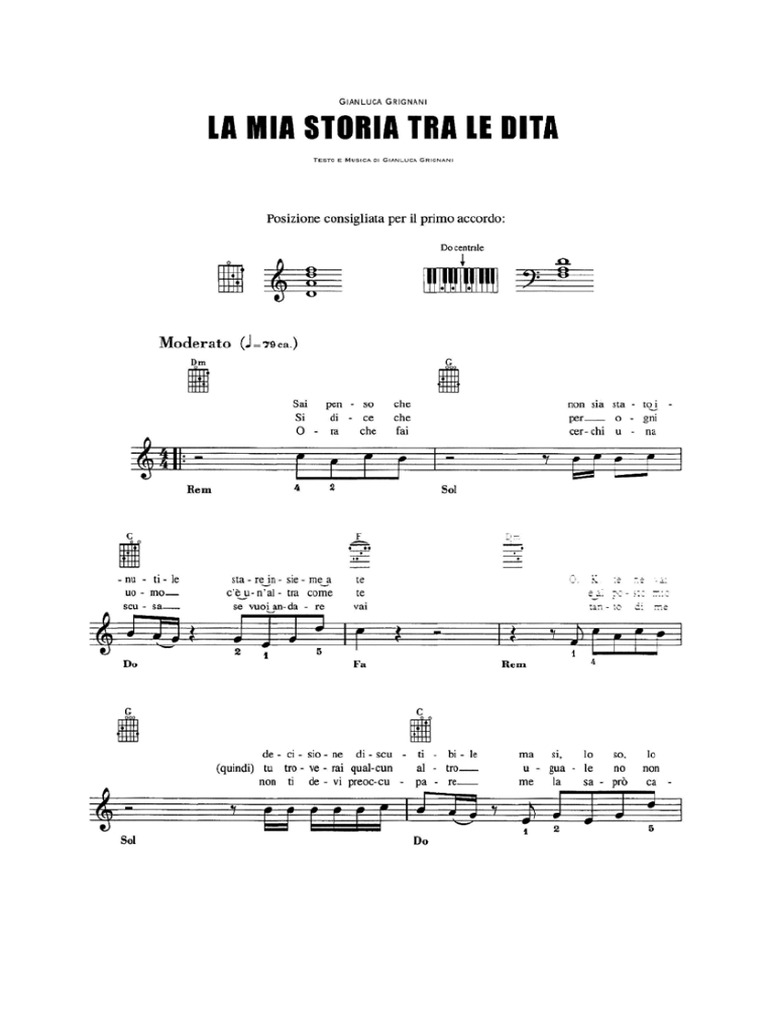 La Mia Storia Tra Le Dita | PDF