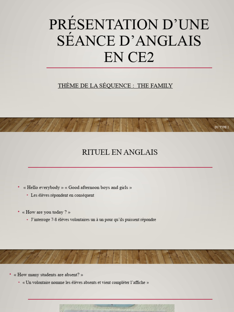 Présentation Cours Anglais | PDF