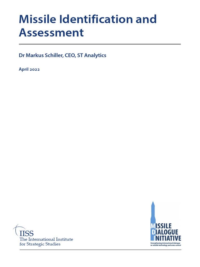 Missile Identification and Assessment | PDF | Rocket Propellant | Rocket