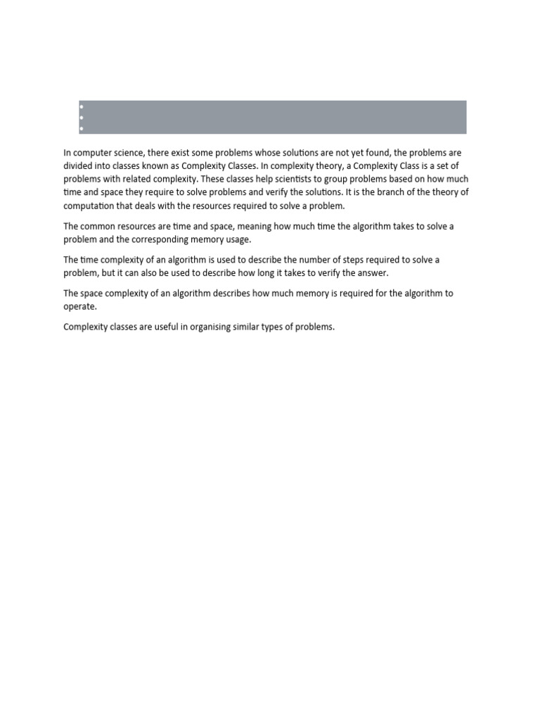 P Np Np Hard And Np Complete Class Pdf Computational Complexity Theory Time Complexity