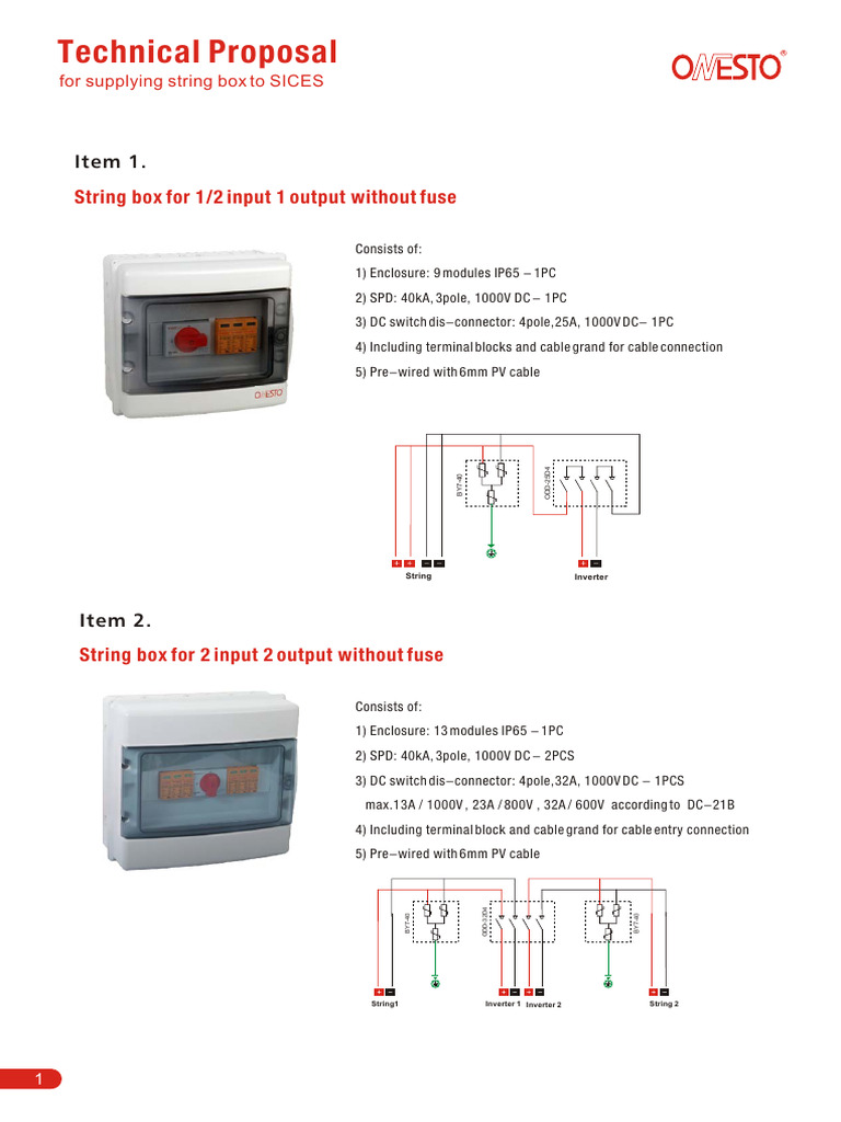 string_box_12 (3) | PDF | Fuse (Electrical) | Insulator (Electricity)