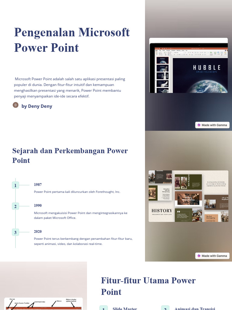 Pengenalan Microsoft Power Point | PDF | Seni