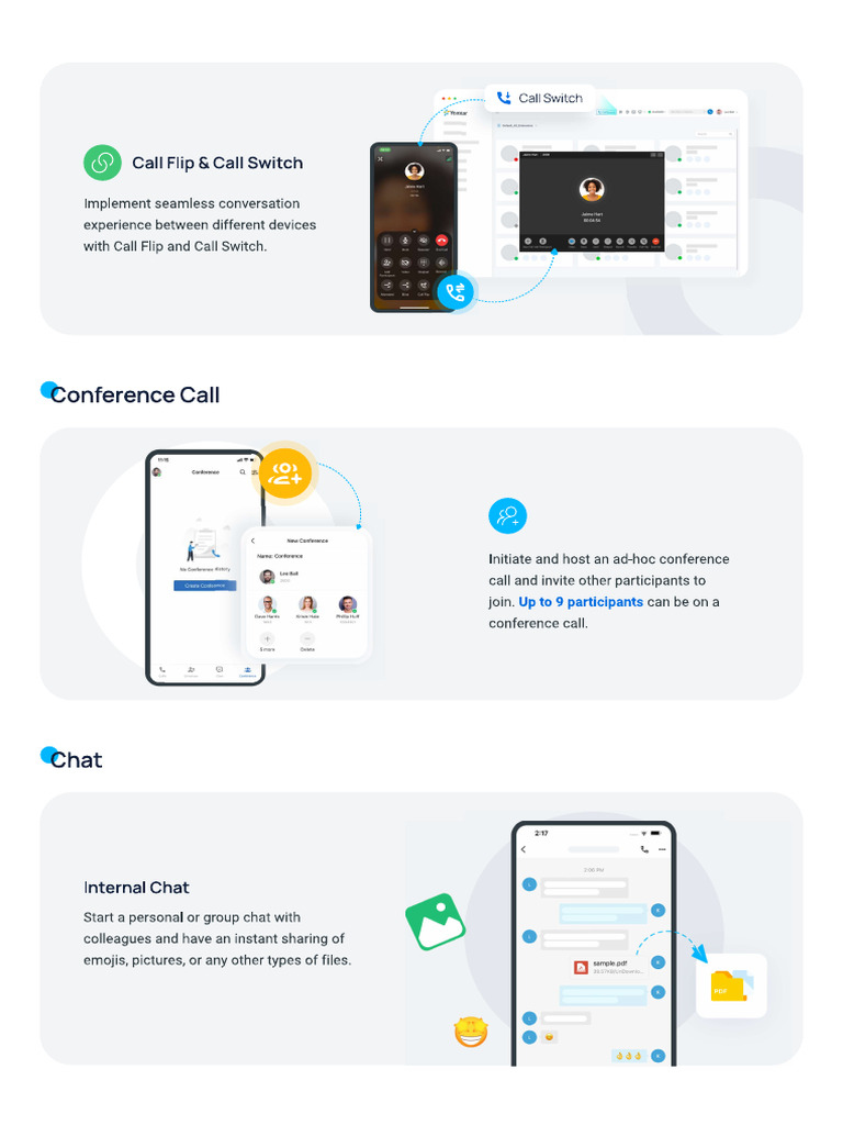 Linkus Mobile Client Quick Start Guide 5 | PDF