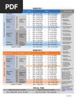 NUS Academic Calendar 2024/2025 | PDF | Academic Term
