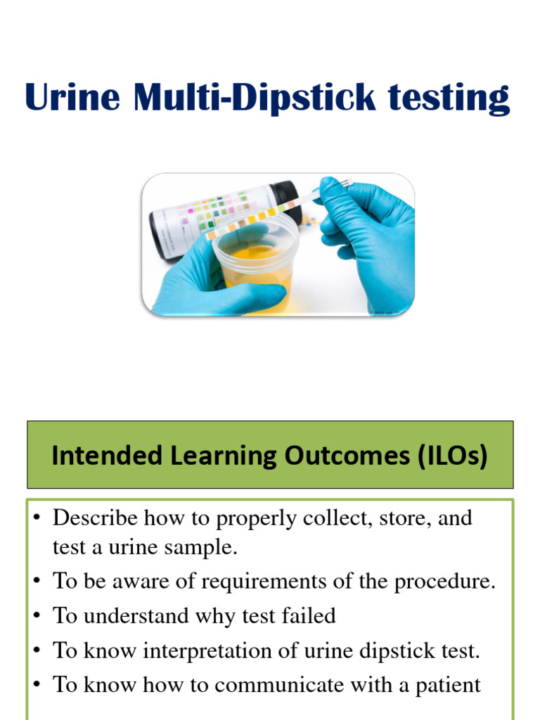 Urine Dipstick Test | PDF | Urology | Urinary System