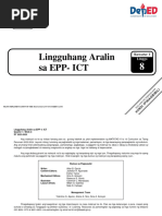 Matatag DLL Week 8 Epp Ict g4 | PDF