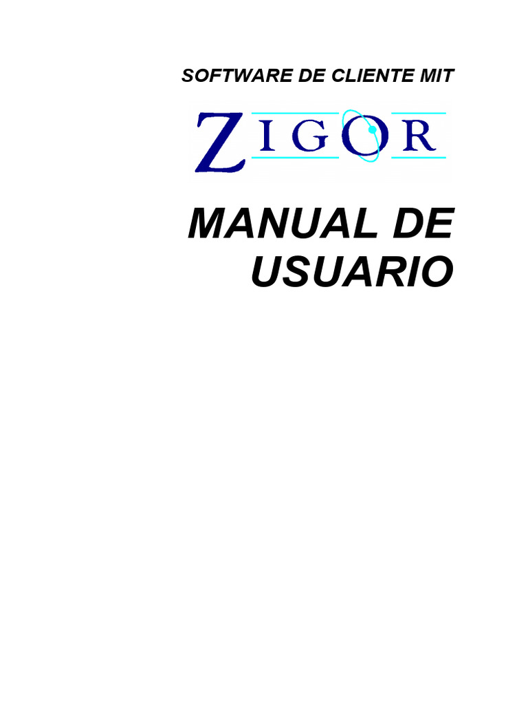 Manual de Usuario del Software MIT | PDF | Archivo de computadora ...