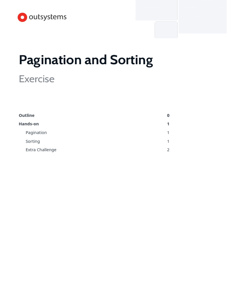 10 - Pagination and Sorting Exercise | PDF | Computing | Software