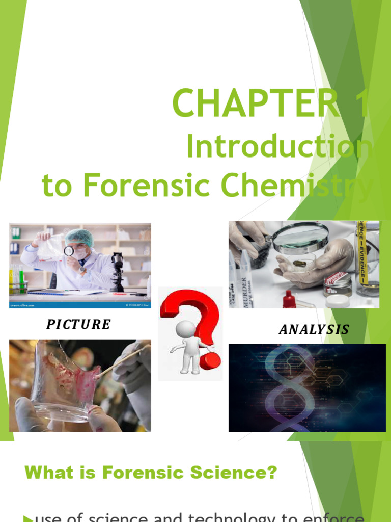 Chapter 1 Intro Forensic Chem 1 | PDF | Forensic Science | Expert Witness