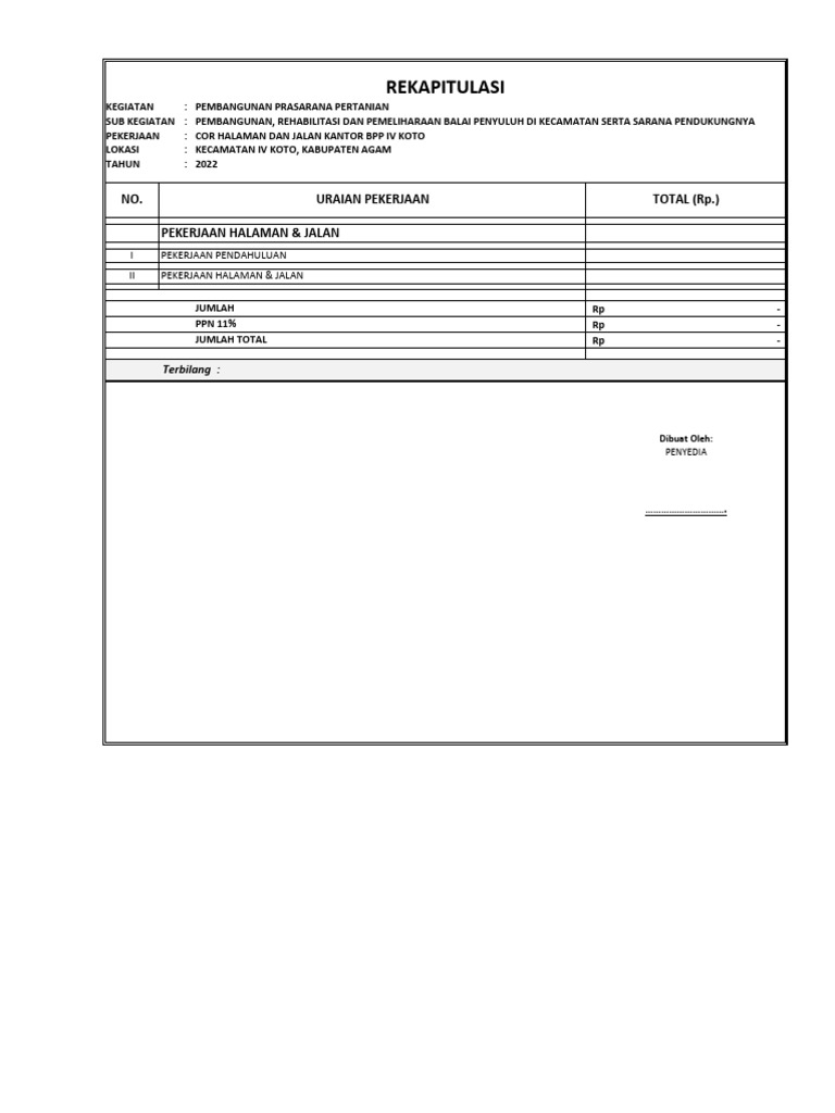 Rab Blank Cor Dan Halaman | PDF