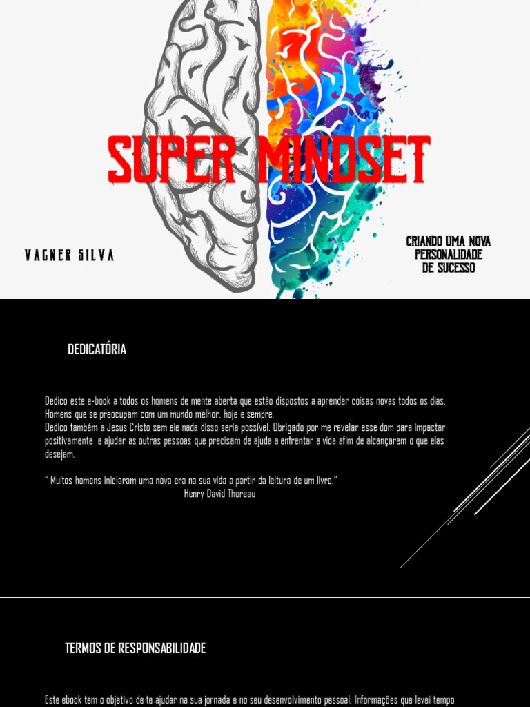 Super Mindset (Criando Uma Nova Personalidade de Sucesso) | PDF | Pensamento | Aprendizado