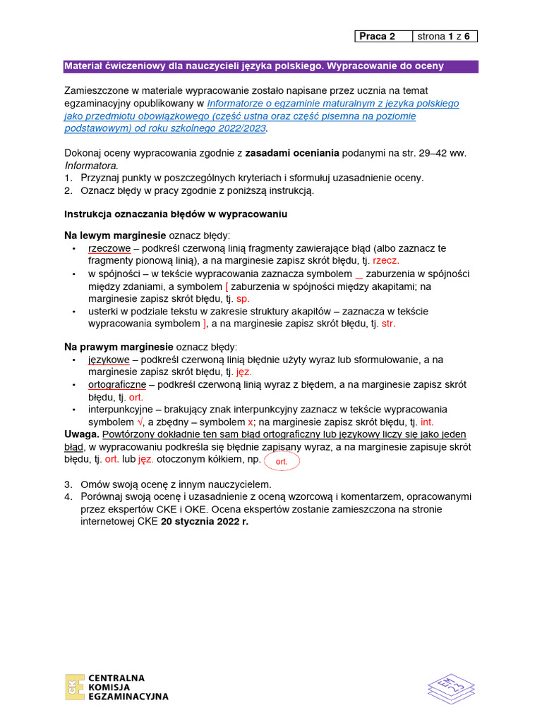 01 Kontekstowe Czytanie Utworu Literackiego. Praca 2 | PDF