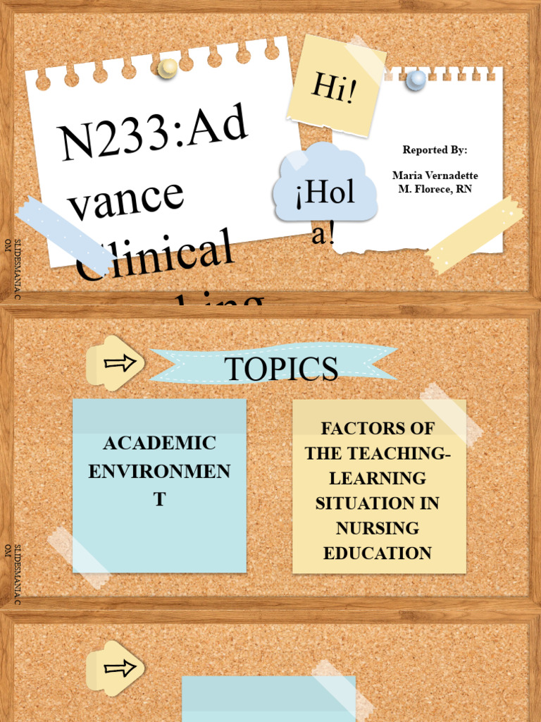 Academic Environment | PDF | Nursing | Teachers