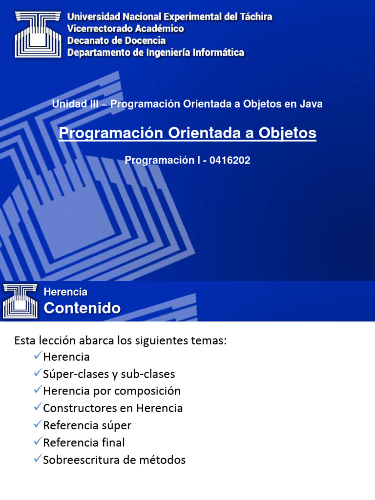 TemaI-C06 Herencia | PDF | Herencia (Programación Orientada a Objetos) | Programación de ...