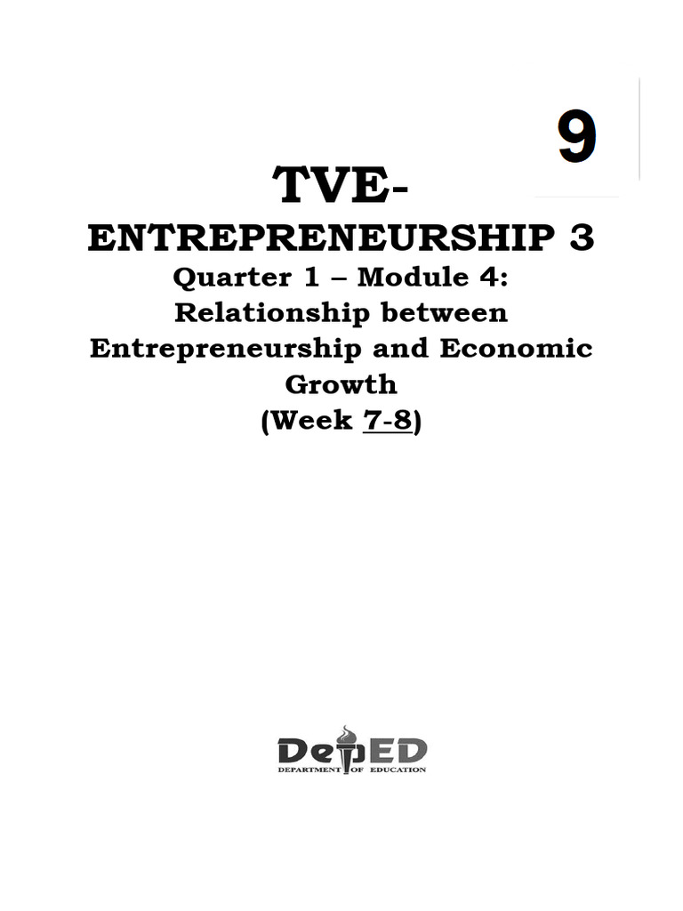 Entrepreneurship & Economic Growth | PDF | Entrepreneurship | Economic ...