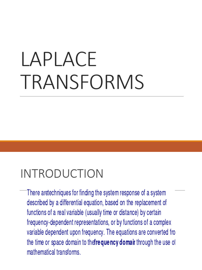 Laplace Transform | PDF | Laplace Transform | Function (Mathematics)