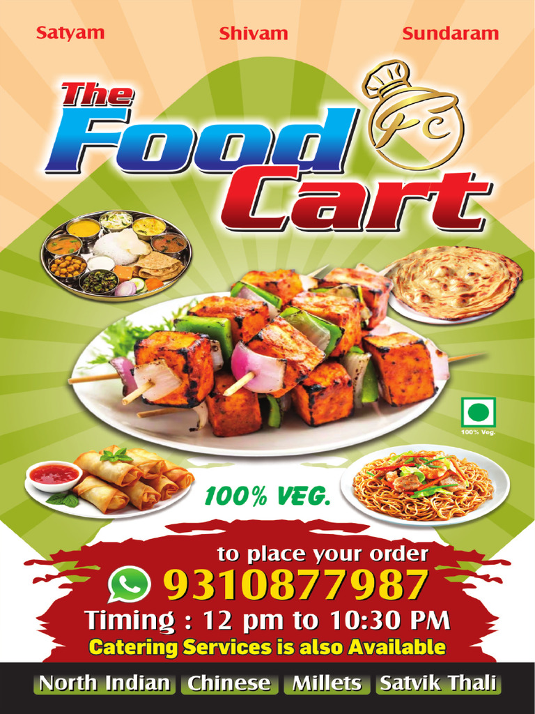 The Food Cart Menu | PDF