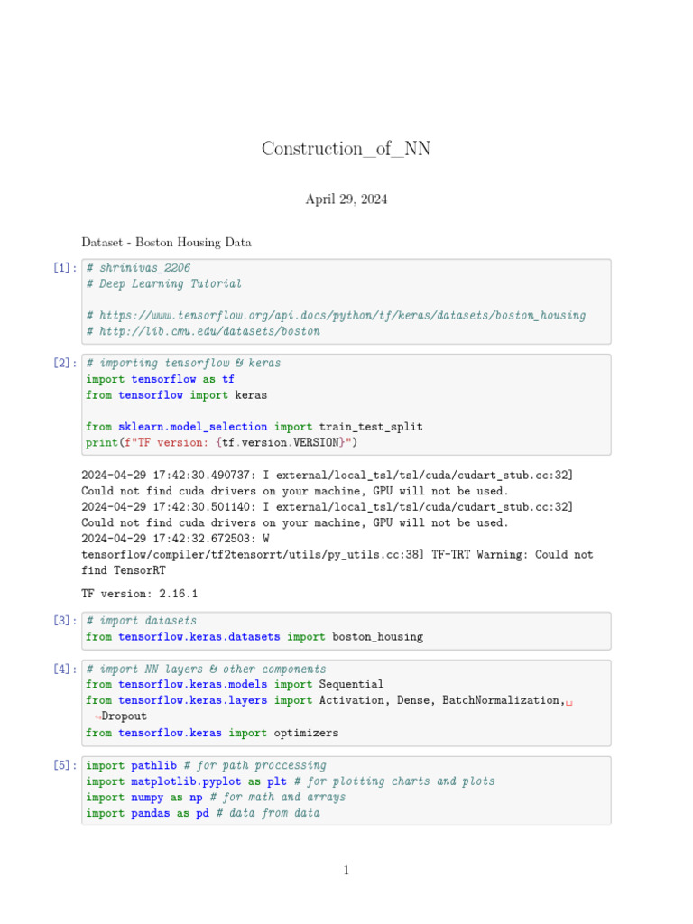 Construction of NN | PDF | Computer Programming | Computing