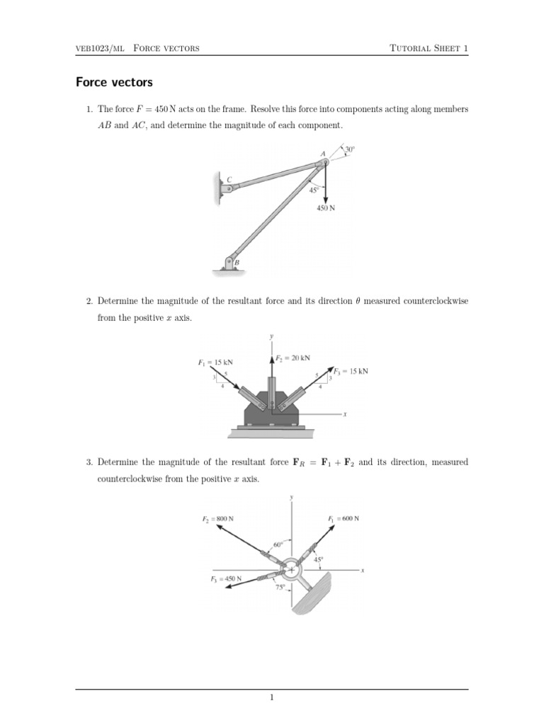 T01 Pdf Euclidean Vector Cartesian Coordinate System