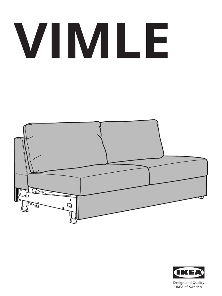 Vimle 2 Seat Sofa Bed | PDF