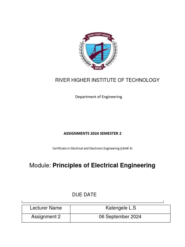 Assignment 2 PEE | PDF | Electric Power | Electromagnetism